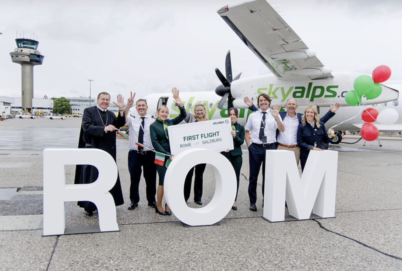 Sky Alps nimmt Flüge von Salzburg nach Rom auf - airliners.de